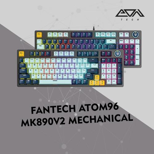 Jual Fantech ATOM96 MK890V2 Mechanical Gaming Keyboard - Light blue ...