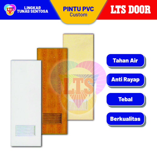 Jual Custom Pintu Kamar Mandi PVC Polos + Jalusi (Lubang Angin ...