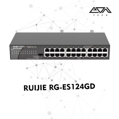 Jual Ruijie RG-ES124GD 24port Gigabit Metal Unmanaged Switch Hub RJ45 ...