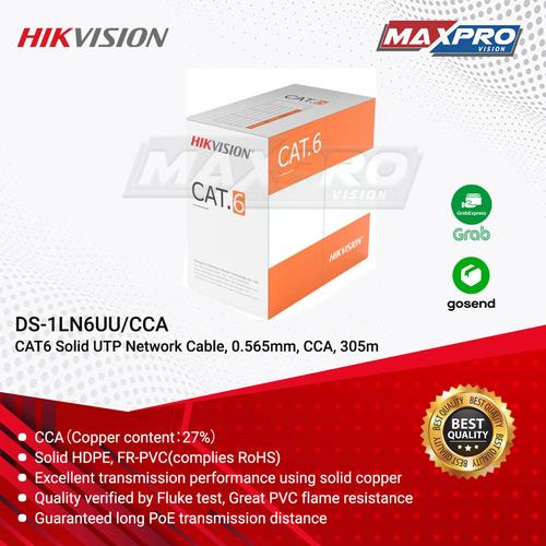 Jual DS-1LN6UU/CCA - HIKVISION CAT 6 UTP LAN NETWORK CABLE - Jakarta ...