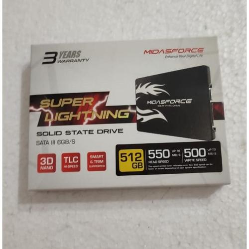 Jual Ssd Midasforce Super Lightening Sata 512Gb - Kota Semarang ...