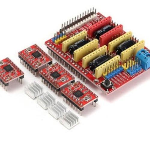 Jual CNC Shield Board Arduino uno 4 x A4988 Stepper Motor Driver - Kab ...