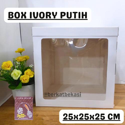 Jual BOX IVORY PUTIH / DUS KUE / BOX KUE / PCS - Kota Bekasi - Berkat ...
