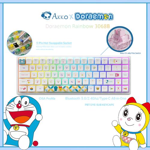 Promo Akko Doraemon Rainbow 3068B Gaming Keyboard - Jakarta Selatan ...