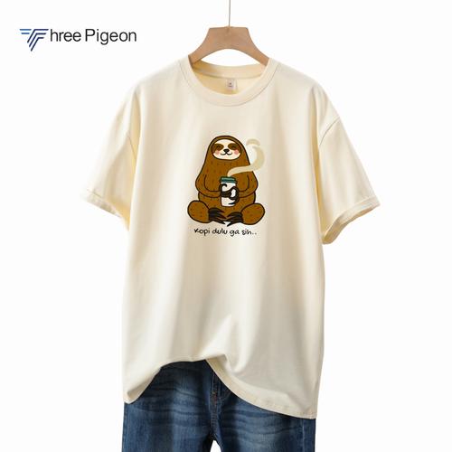 Promo Three Pigeon T-Shirt KOPI DULU GA SIH - Kaos High Quality 100% ...