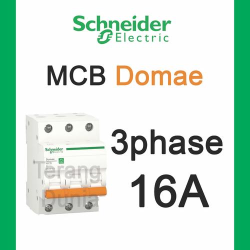 Jual MCB Schneider 3p 16a MCB 3p 16a Schneider DOMF01316 - Kota Bandung ...