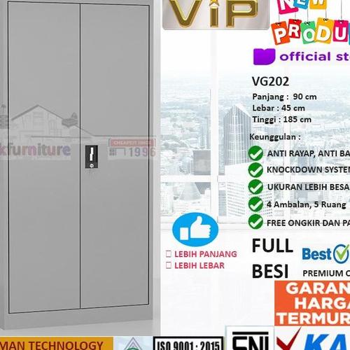 Jual LEMARI ARSIP FILING CABINET BESI PINTU BESI PLAT VG202 - Jakarta ...