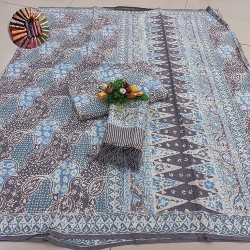 Jual batik couple baju pesta sarimbit batik kain trusmi cirebon dobby ...