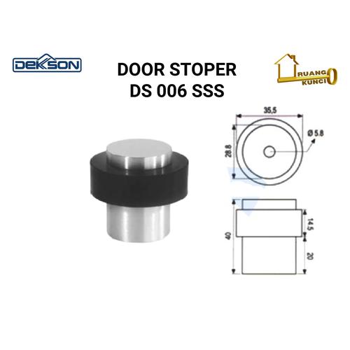 Jual Door Stopper Dekkson DS 006 SSS Penahan Pintu Swing - Jakarta Barat - Ruang Kunci | Tokopedia