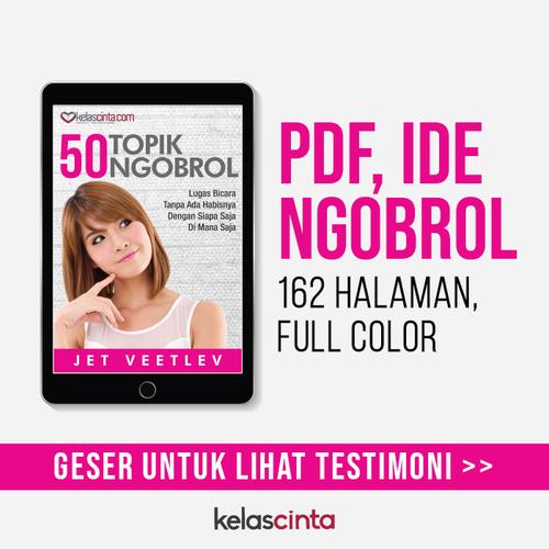 Jual 50 Topik Ngobrol - 50 Topik ONLY - Jakarta Barat - Kelas Cinta ...