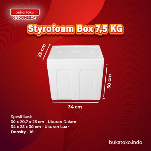 Jual Box Styrofoam 7,5 Kg | Box BM Ukuran 34 x 25 x 30cm | Box Pengiriman dan Penyimpanan - Kota ...