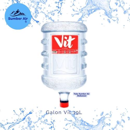 Jual Air Galon Vit 19 Liter (Galon baru + isi) - Kota Makassar - Toko ...