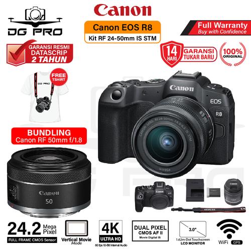 Jual Canon EOS R8 Kit RF 24-50mm IS STM Canon R 8 Kit RF24-50mm Resmi ...