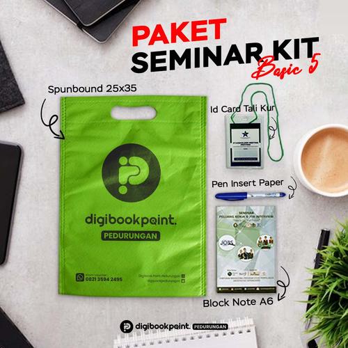 Jual Paket Seminar Kit Basic 5 Custom - Isi Tas, Notebook A6, Pulpen ...