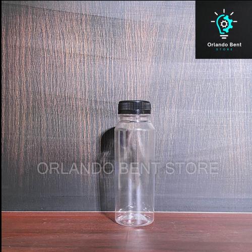 Jual Botol Kale Tebal 250 ml / Botol Plastik Tebal 250 Clear Tutup ...