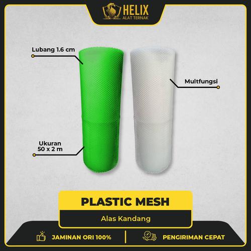 Jual Plastik Mesh Jaring Jala Alas Kandang Lantai Pijakan Ayam 2x50m 1. ...