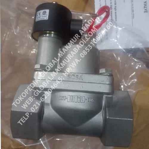 Jual UNI-D UNID SUS ST304 STAINLESS SOLENOID VALVE SCREW END BSPT NC 2 ...