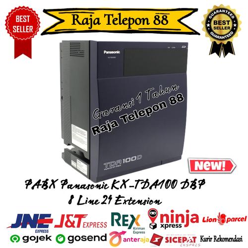 Promo PABX Panasonic KX-TDA 100 DBP Kap. 8 Line 24 Extension NEW ...