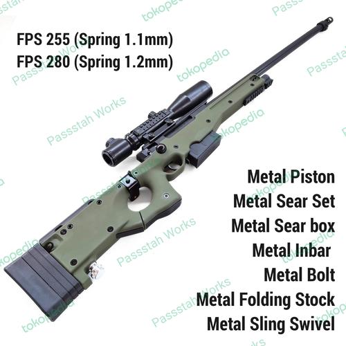 Jual Mainan Jieying JY L96 AWP AWM Bolt Action Water Gel Blaster ...