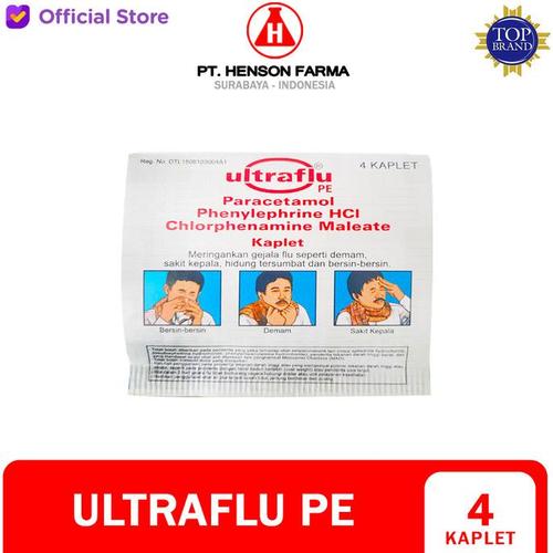 Jual Ultraflu Pe Box Isi 25 Strip Obat Flu Demam Sakit Kepala & Batuk ...