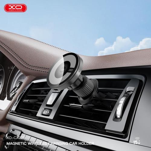 Jual XO 15 Watt Magnetic Car Wireless Fast Charging Phone Air Vent ...