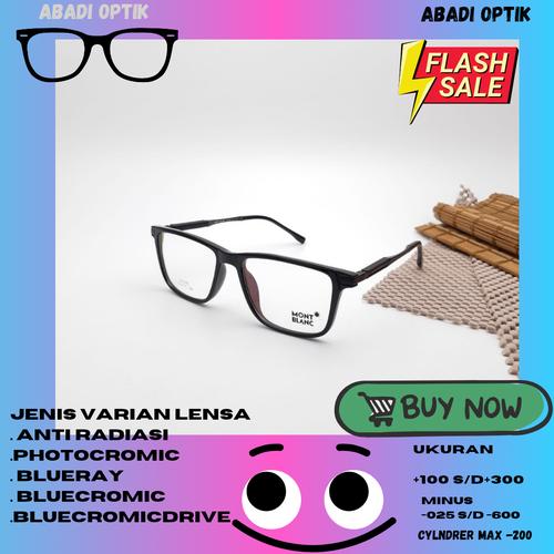 Jual kacamata baca plus /minus progresif pria anti radiasi Atau ...