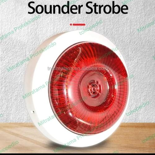 Jual Konvensional strobe sounder sirine with light indication strobe ...