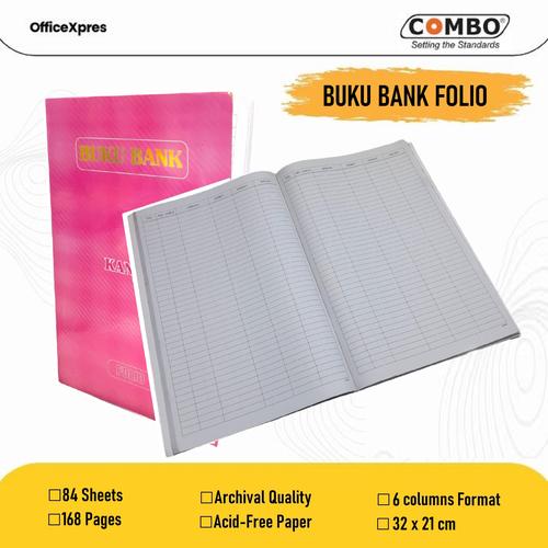 Jual Buku Bank Folio / Buku Kas Folio / Buku Bank Besar / Buku Catatan / Buku Saldo Bank ...