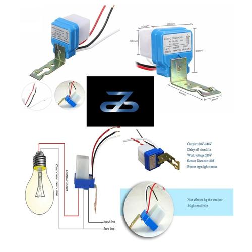 Jual Sensor Lampu Otomatis Automatic Day Light Switch Sensor Photocell ...