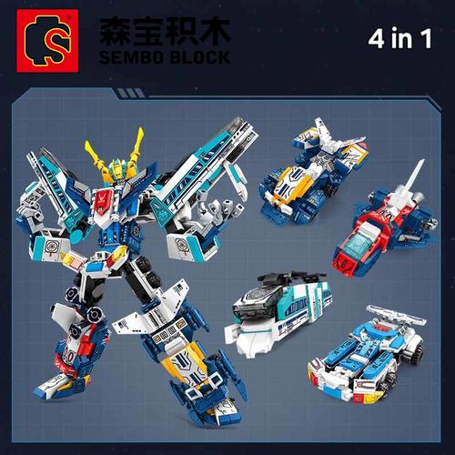 Jual SEMBO BLOCK BRICKS MECHA OF STEEL 4IN1 / BLOCK ROBOT MECHA OF ...