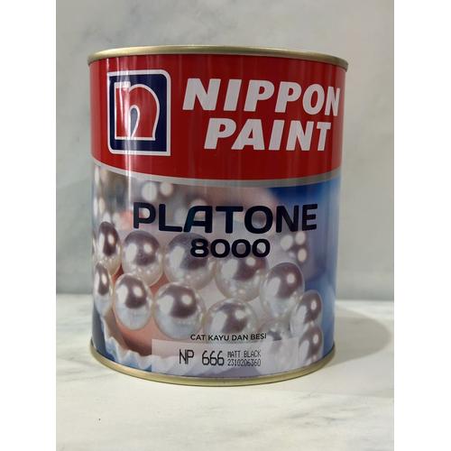 Jual Cat Platone 8000 Nippon Paint / Cat Kayu dan Besi - 1L - Matt ...