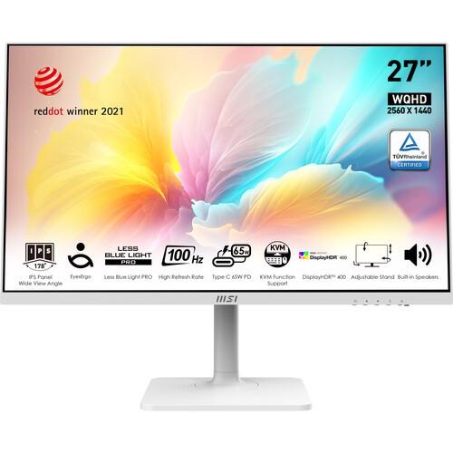 Jual MSI MODERN MD272QXPW WHITE 27 inch 2K WQHD IPS 100Hz 1ms HOME ...