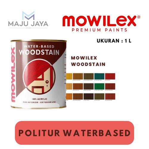 Jual MOWILEX WOODSTAIN WATERBASED PLITUR KAYU PERNIS VERNIS POLITUR ...