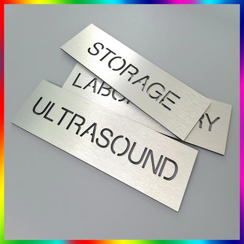 Jual Custom Sign Nama Ruangan | Sign Board Stainless Steel Mewah Modern ...