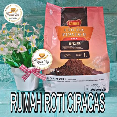 Jual COCOA POWDER SCHOKO 1KG CHOCOLATE BUBUK COKLAT BKN VAN HOUTEN ...