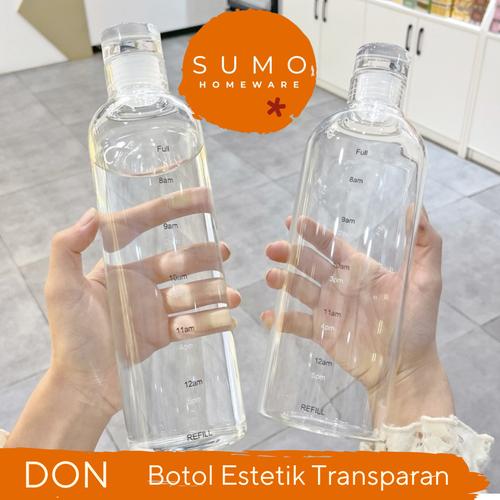 Jual SUMO - DON Tumbler Kaca Botol Termos Transparan Botol Kaca Infused ...