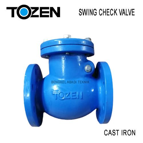 Jual SWING CHECK VALVE TOZEN DN80 (3") PN16/JIS 10K/16K - CAST IRON ...