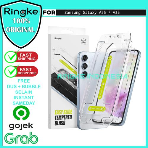 Jual Tempered Glass Samsung Galaxy A55 5G / A35 5G Ringke Easy Slide ...