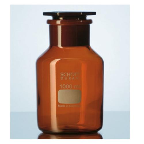 Jual BOTOL REAGENT 1000mL Ø107xH201mm Wide Neck Amber Glass Reagent ...