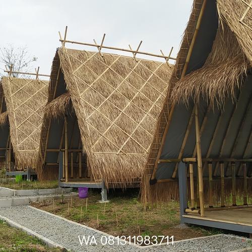Jual saung bambu bandung gazebo bambu bandung harga permeter persegi ...