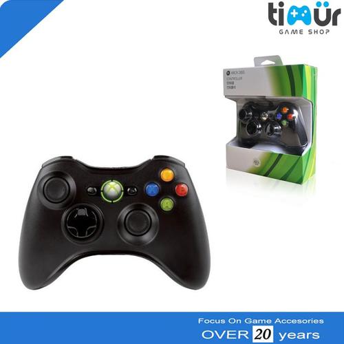 Jual Stik Stick Controller Gamepad Xbox 360 Pc Original Wireless Hitam ...