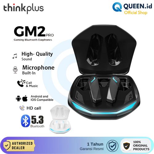 Jual Lenovo Thinkplus GM2 PRO TWS Wireless Earbuds Headset Bluetooth Gaming - Putih - Kab ...
