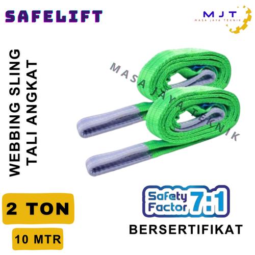 Jual WEBBING SLING / TALI ANGKAT 2 TON X 10 METER DOUBLE PLY - Jakarta ...