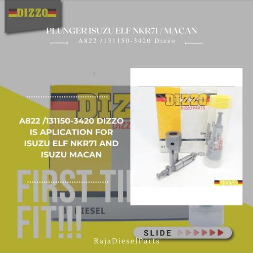 Jual DIZZO Plunger Isuzu ELF NKR71 Isuzu Macan plunger A822 131150-3420 - Jakarta Timur - raja ...