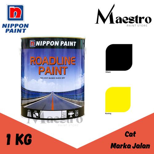 Jual Cat Marka Jalan NIPPON ROADLINE PAINT 1kg BLACK YELLOW - Kuning ...