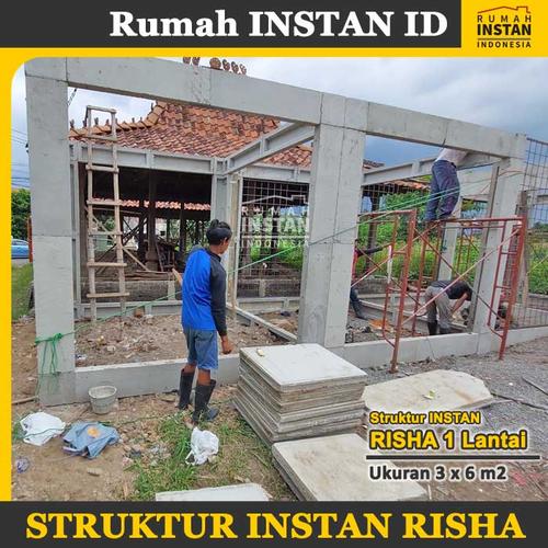 Jual PAKET Rangka Struktur Panel RISHA 1 Lantai 3×6 m2 - Jakarta Barat - Rumah INSTAN ID | Tokopedia