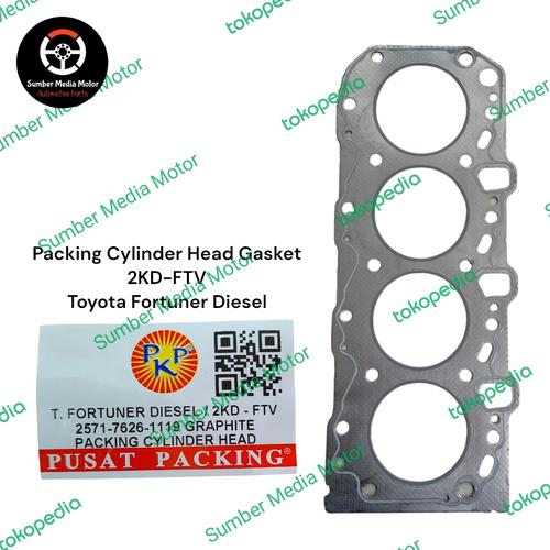 Jual PKP Packing Cylinder Head Gasket 2KD-FTV Toyota Fortuner Diesel ...