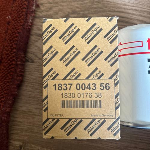 Jual atlas copco oil filter pn 1837004356=1830017638 - Kab. Bogor ...