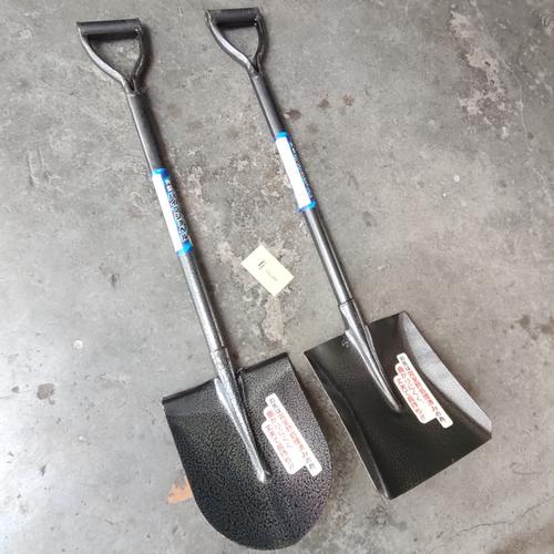 Jual Sekop pasir body gagang besi baja skop tanah plat rata runcing ...