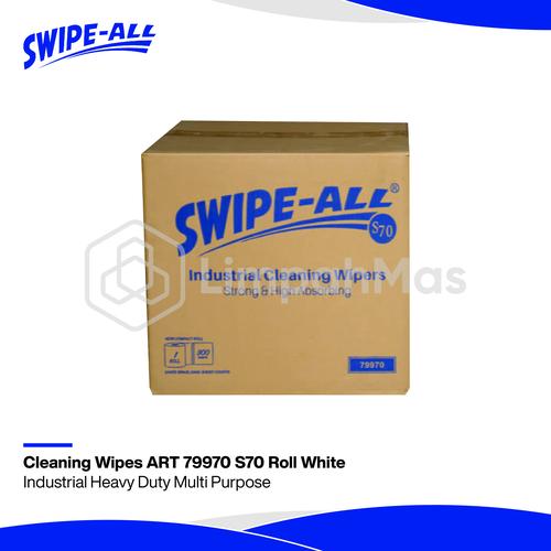 Jual CLEANING WIPES ART 79970 S70 ROLL WHITE INDUSTRIAL HEAVY DUTY MULTI PURPOSE (SWIPE ALL ...